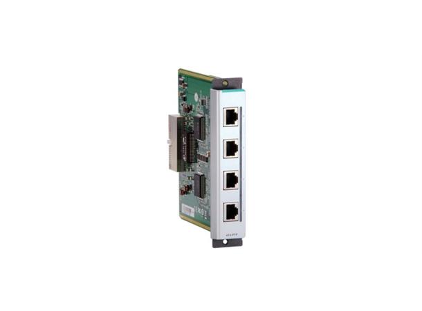 Moxa CM-600-4TX Fast Ethernet interface module - Hatteland Technology - Finland